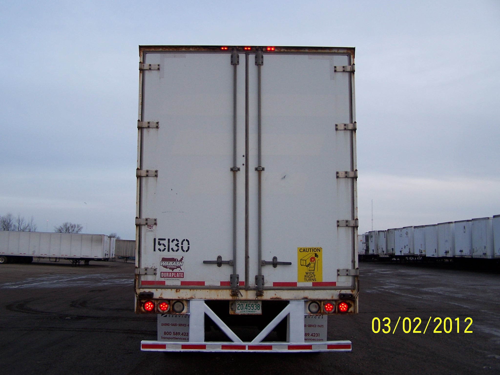 WABASH NATIONAL 53 FOOT VAN TRAILERS | Transport Services
